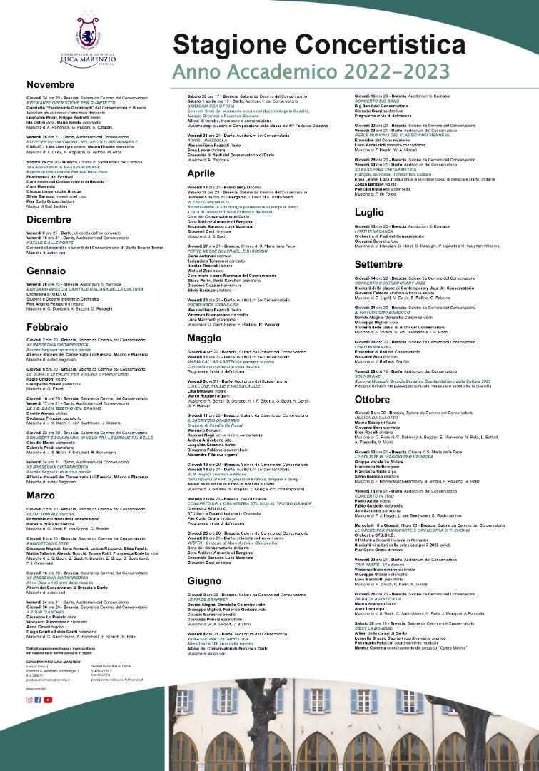 Le piace Brahms? - musica Brescia 2023